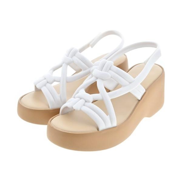 【ブランド】Melissa (メリッサ)【タイプ】レディース【商品番号】2200596455071r20250924【コンディション】ランク：B   【カラー】白【サイズ】24cm【実寸(cm)】ヒール:7cm,ソール裏(全長):25.5c...