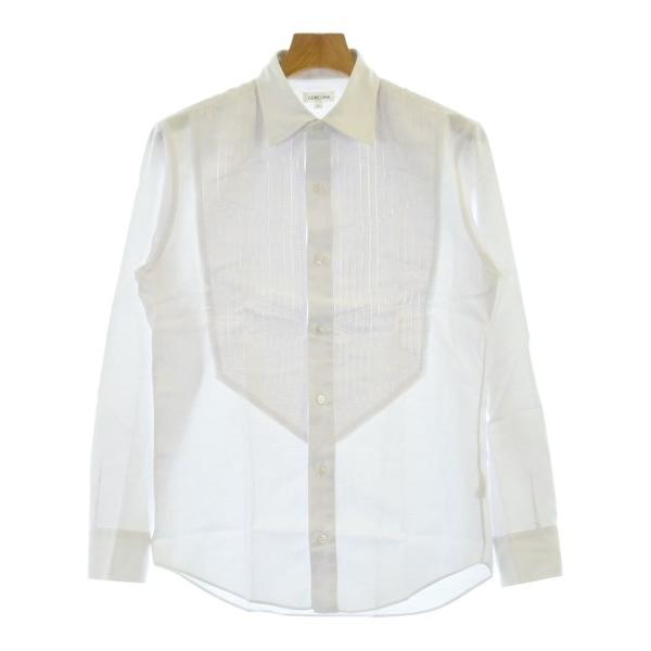 【ブランド】GENERRA (ジェネラ)【タイプ】メンズ【商品番号】2200620272100r20251103【コンディション】ランク：B   詳細：首まわり、 左袖口内側汚れあり【カラー】白【サイズ】M【実寸(cm)】身幅:50.5cm...