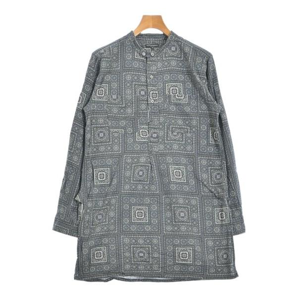 【ブランド】Engineered Garments (エンジニアドガーメンツ)【タイプ】メンズ【商品番号】2200653550084r20260216【コンディション】ランク：B   【カラー】グレーx紫x黒(総柄)【サイズ】M【実寸(cm...