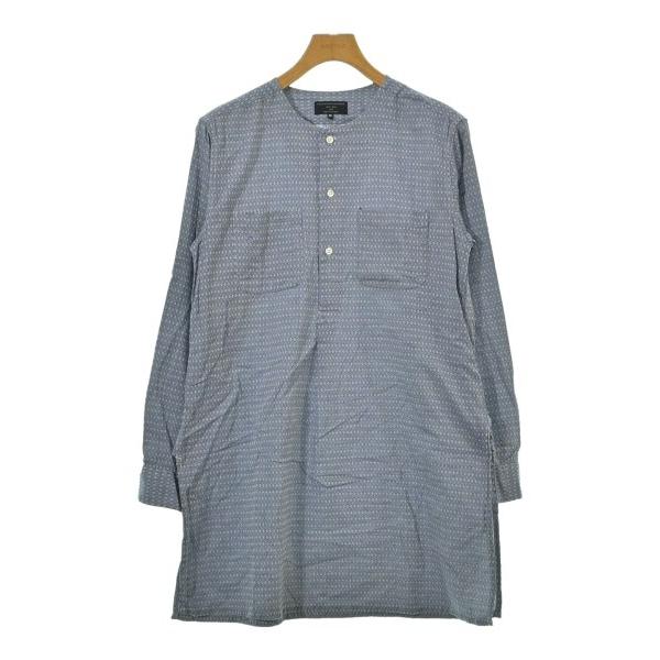 【ブランド】Engineered Garments (エンジニアドガーメンツ)【タイプ】メンズ【商品番号】2200653550107r20260216【コンディション】ランク：B   【カラー】青x白(総柄)【サイズ】M【実寸(cm)】身幅...