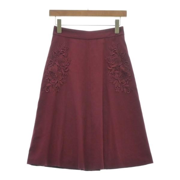 【タイプ】レディース【商品番号】2200499253095r20241124【コンディション】ランク：A   【カラー】赤系【サイズ】38(M位)【実寸(cm)】ウエスト:64cm,ヒップ:84cm,スカート丈:67cm【素材】ポリエステル...