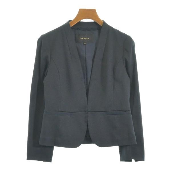 【ブランド】SunaUna (スーナウーナ)【タイプ】レディース【商品番号】2200621762037r20251115【コンディション】ランク：B   【カラー】紺【サイズ】34(XS位)【実寸(cm)】身幅:37.5cm,肩幅:36cm...