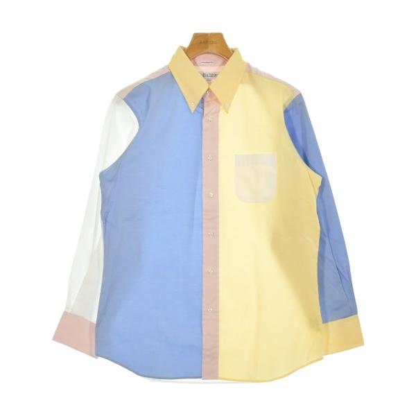 【ブランド】INDIVIDUALIZED SHIRTS (インディビジュアライズドシャツ)【タイプ】メンズ【商品番号】2200658755408r20260224【コンディション】ランク：新品同様   【カラー】青x黄x白等【サイズ】16(...