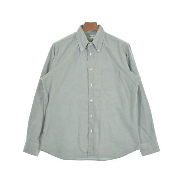 【ブランド】INDIVIDUALIZED SHIRTS (インディビジュアライズドシャツ)【タイプ】メンズ【商品番号】2200647327081r20260206【コンディション】ランク：B   詳細：首まわり汚れあり【カラー】ブルーグレー...