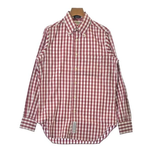 【ブランド】INDIVIDUALIZED SHIRTS (インディビジュアライズドシャツ)【タイプ】メンズ【商品番号】2200661276075r20260316【コンディション】ランク：B   【カラー】赤x白(チェック)【サイズ】15(...