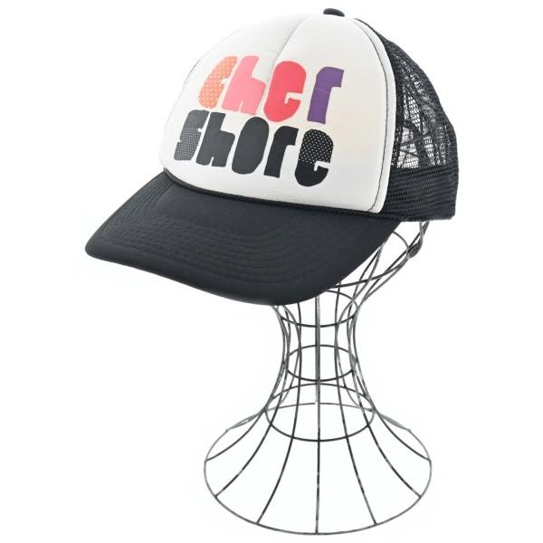 【ブランド】cher shore (シェルショア)【タイプ】レディース【商品番号】2200626873059r20251129【コンディション】ランク：A   【カラー】黒x白【サイズ】F【実寸(cm)】頭まわり:57.5cm,ツバ:7.5...