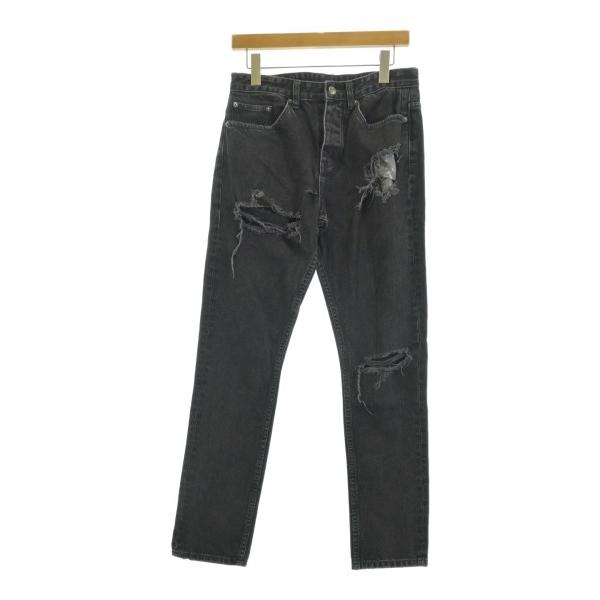 【ブランド】Ksubi (スビ)【タイプ】メンズ【商品番号】2200680745101r20260525【コンディション】ランク：A   【カラー】黒(デニム)【サイズ】28(S位)【実寸(cm)】ウエスト:76cm,裾周り:31cm,ヒッ...