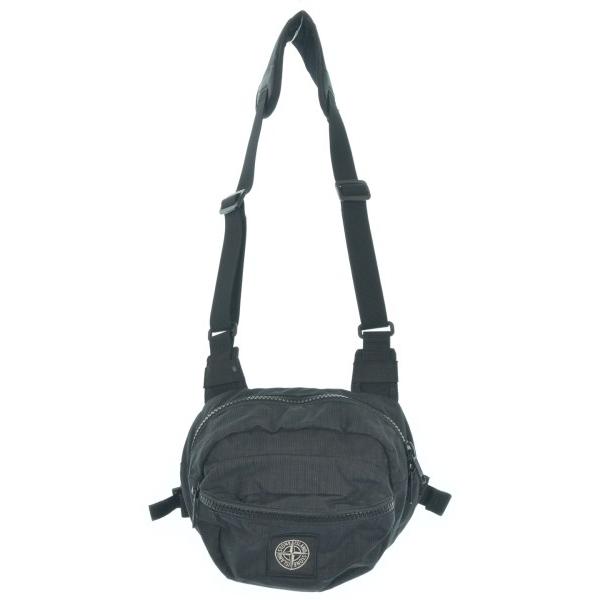 【ブランド】STONE ISLAND (ストーンアイランド)【タイプ】メンズ【商品番号】2200634136092r20260112【コンディション】ランク：B   【カラー】黒【サイズ】-【実寸(cm)】横:20cm,高さ:16cm,マチ...