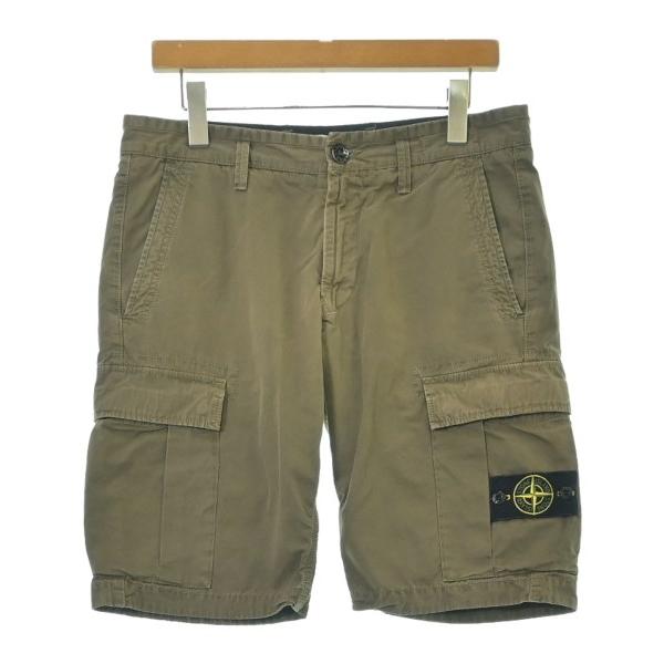 【ブランド】STONE ISLAND (ストーンアイランド)【タイプ】メンズ【商品番号】2200604980038r20250924【コンディション】ランク：A   【カラー】カーキ系【サイズ】31(M位)【実寸(cm)】ウエスト:83cm...