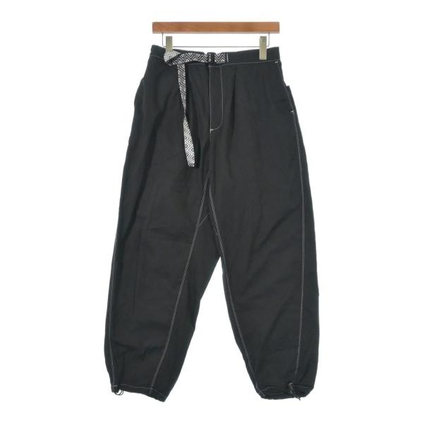 【ブランド】niko and... (ニコアンド)【タイプ】メンズ【商品番号】2200618239030r20251030【コンディション】ランク：B   詳細：スレあり【カラー】黒【サイズ】M【実寸(cm)】ウエスト:71cm,裾周り:2...