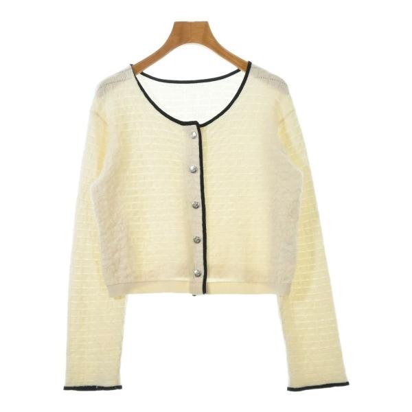 【ブランド】ViS (ヴィス)【タイプ】レディース【商品番号】2200653803067r20260307【コンディション】ランク：B   詳細：所々引っかかりあり【カラー】アイボリー【サイズ】F【実寸(cm)】身幅:44cm,裄丈:81c...