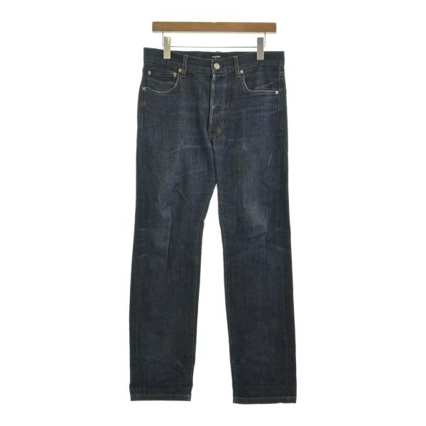【タイプ】メンズ【商品番号】2200506040014r20241116【コンディション】ランク：B   【カラー】インディゴ(デニム)【サイズ】S【実寸(cm)】ウエスト:81cm,裾周り:35cm,ヒップ:84cm,わたり:57cm,股...
