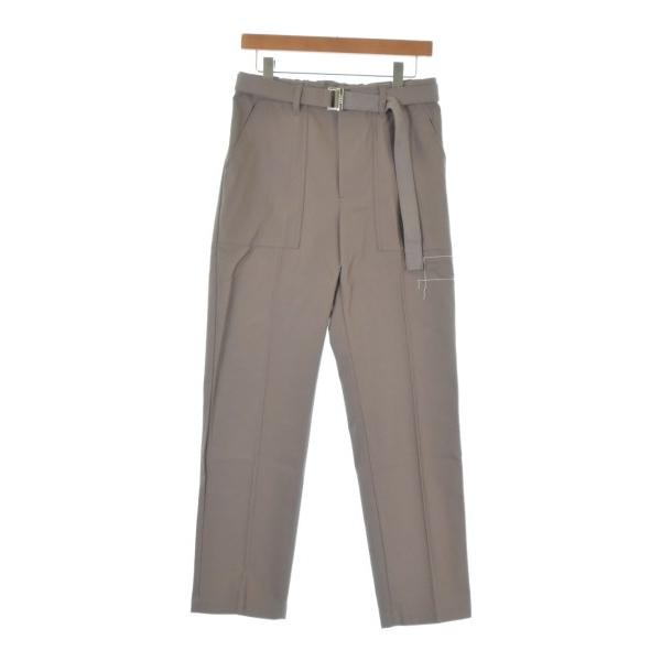 【ブランド】sacai (サカイ)【タイプ】メンズ【商品番号】2200674721401r20260421【コンディション】ランク：新品同様   【カラー】ベージュ【サイズ】1(S位)【実寸(cm)】ウエスト:74cm,裾周り:35cm,ヒ...