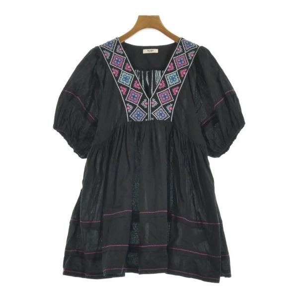 【ブランド】BEAMS HEART (ビームスハート)【タイプ】レディース【商品番号】2200658345043r20260305【コンディション】ランク：B   【カラー】黒【サイズ】F【実寸(cm)】身幅:50cm,肩幅:34cm,袖丈...