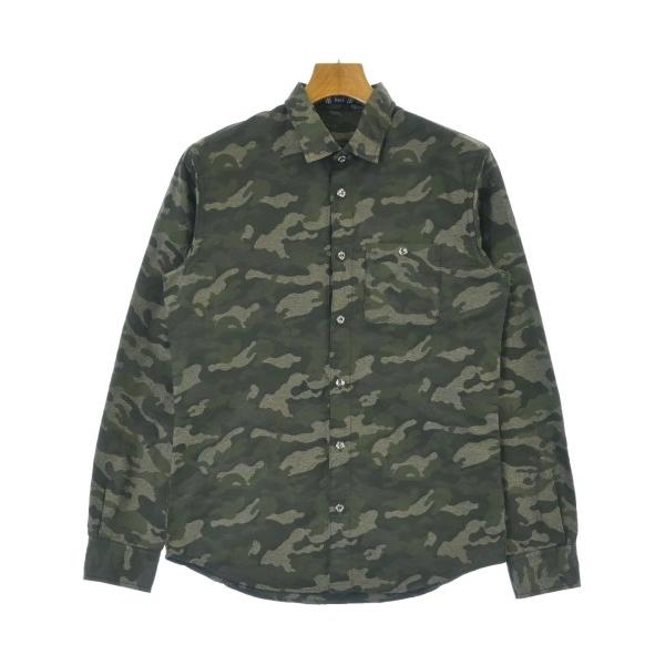 【ブランド】HALB (ハルブ)【タイプ】メンズ【商品番号】2200620272308r20251103【コンディション】ランク：B   【カラー】緑xグレーx黒(迷彩)【サイズ】-(S位)【実寸(cm)】身幅:50.5cm,肩幅:42cm...