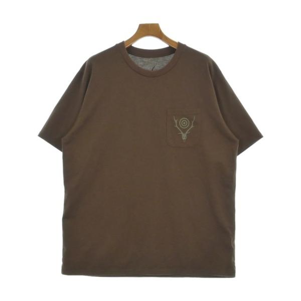 【ブランド】South2west8 (サウストゥーウエストエイト)【タイプ】メンズ【商品番号】2200641635687r20260128【コンディション】ランク：B   【カラー】茶【サイズ】L【実寸(cm)】身幅:58cm,肩幅:50c...