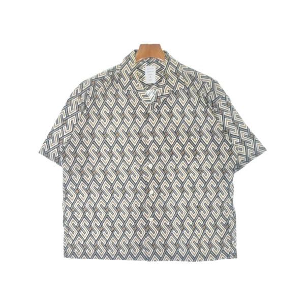 【ブランド】Mr.GENTLEMAN (ミスタージェントルマン)【タイプ】メンズ【商品番号】2200607175011r20260111【コンディション】ランク：B   【カラー】グレーxカーキx白等(総柄)【サイズ】M【実寸(cm)】身幅...