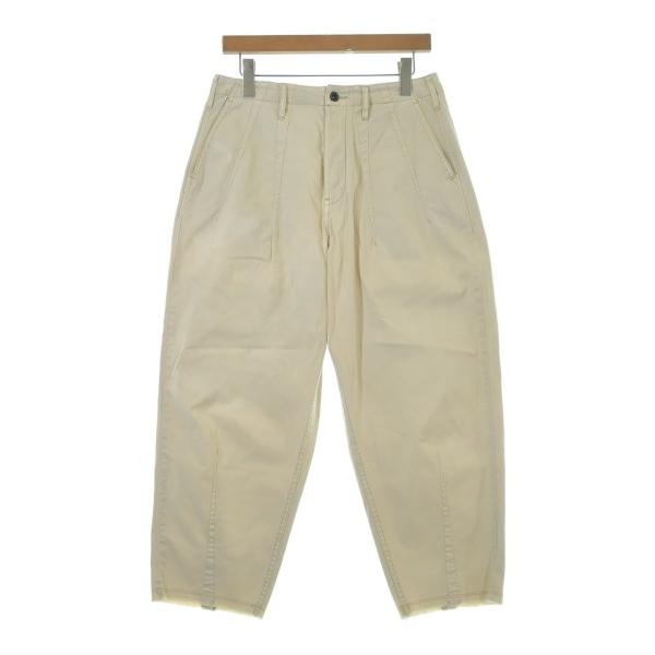 【ブランド】DENHAM (デンハム)【タイプ】メンズ【商品番号】2200626345037r20260129【コンディション】ランク：B   詳細：所々汚れあり【カラー】ベージュ【サイズ】28(S位)【実寸(cm)】ウエスト:76.5cm...