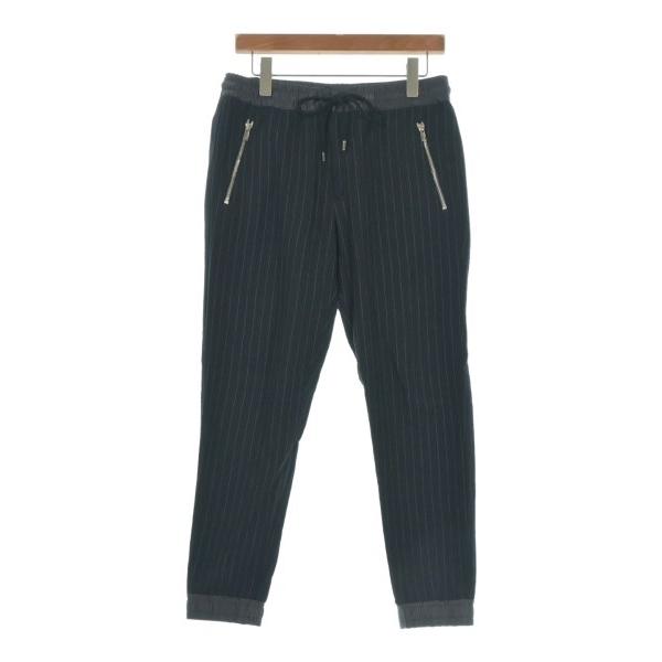 【ブランド】KNOTT (ノット)【タイプ】メンズ【商品番号】2200648376033r20260124【コンディション】ランク：B   【カラー】黒系xグレー(ストライプ)【サイズ】1(S位)【実寸(cm)】ウエスト:76cm,裾周り:...