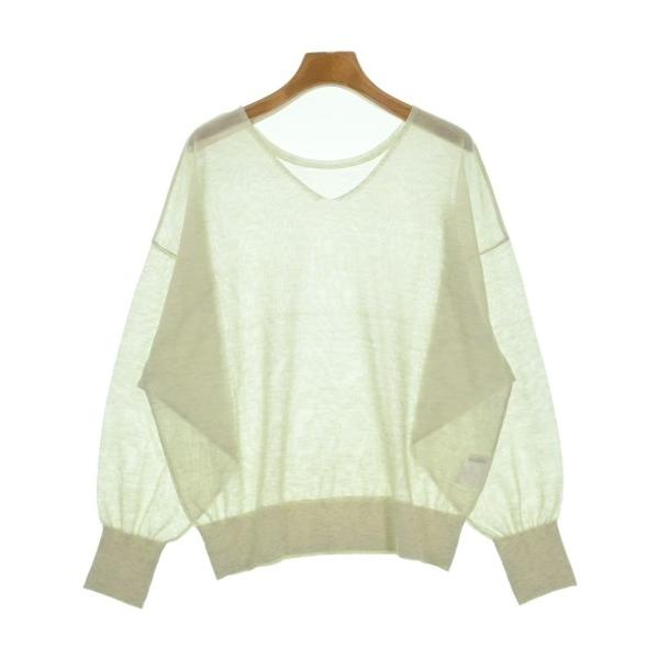 【ブランド】Rie Miller (リエミラー)【タイプ】レディース【商品番号】2200616216170r20251127【コンディション】ランク：B   【カラー】ライトグレー系【サイズ】F【実寸(cm)】身幅:56cm,裄丈:77.5...