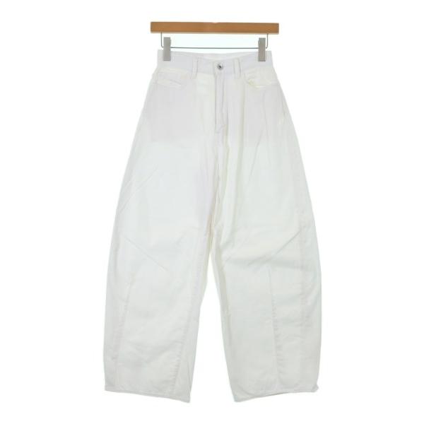 【ブランド】Rie Miller (リエミラー)【タイプ】レディース【商品番号】2200649345014r20260212【コンディション】ランク：B   詳細：裾まわり汚れあり【カラー】白【サイズ】XS【実寸(cm)】ウエスト:62.5...