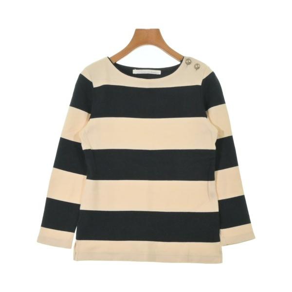 【ブランド】Porter des boutons (ポルテデブトン)【タイプ】レディース【商品番号】2200617864141r20251204【コンディション】ランク：B   詳細：所々に毛玉があります。【カラー】ベージュx黒(ボーダー)...