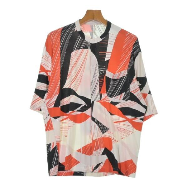 【ブランド】m's braque (エムズブラック)【タイプ】メンズ【商品番号】2200605268128r20251004【コンディション】ランク：B   【カラー】ベージュxオレンジx黒等(総柄)【サイズ】38(M位)【実寸(cm)】身...