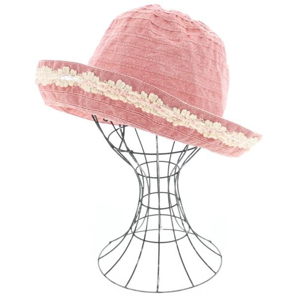 【ブランド】FERRUCCIO VECCHI (フェリシオベッキ)【タイプ】レディース【商品番号】2200591694024r20251024【コンディション】ランク：B   詳細：内側汚れあり【カラー】赤【サイズ】-【実寸(cm)】頭まわ...