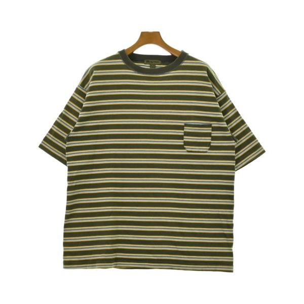 【ブランド】NIGEL CABOURN (ナイジェルケーボン)【タイプ】メンズ【商品番号】2200658703157r20260224【コンディション】ランク：A   【カラー】深緑x黄x青等(ボーダー)【サイズ】50(XL位)【実寸(cm...