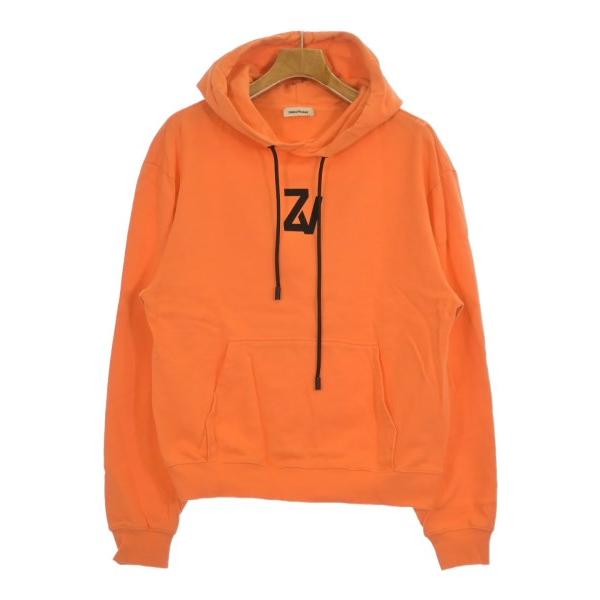 【ブランド】ZADIG &amp; VOLTAIRE (ザディグエヴォルテール)【タイプ】メンズ【商品番号】2200591843040r20250929【コンディション】ランク：B   【カラー】オレンジ【サイズ】XS【実寸(cm)】身幅:...