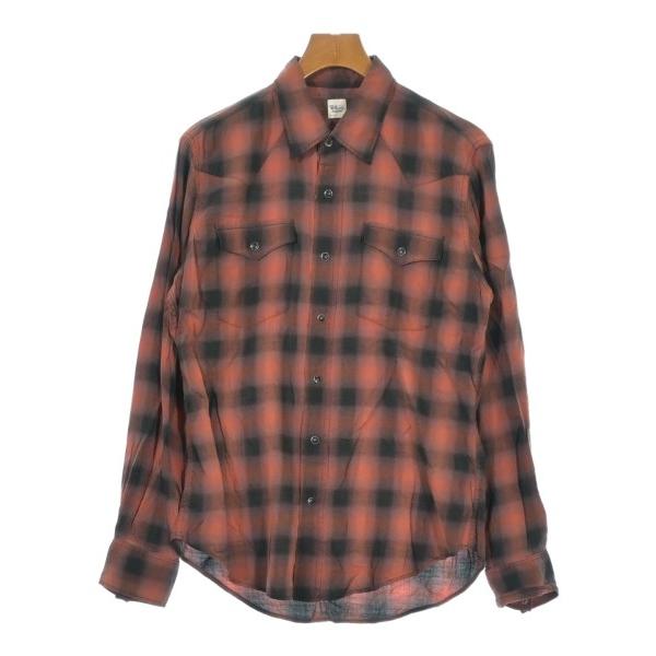 【ブランド】Ron Herman California (ロンハーマンカリフォルニア)【タイプ】メンズ【商品番号】2200643474062r20260122【コンディション】ランク：B   【カラー】オレンジx黒(チェック)【サイズ】S【...