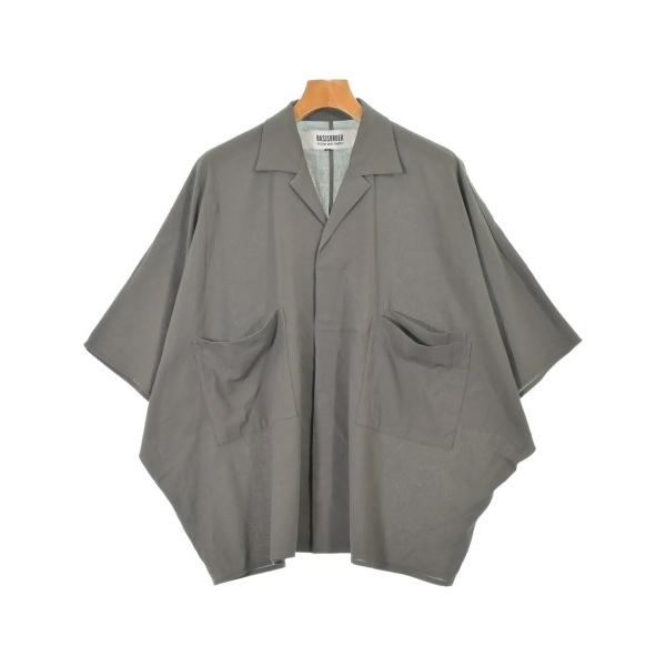 【ブランド】BASISBROEK (バシスブローク)【タイプ】メンズ【商品番号】2200620787116r20251212【コンディション】ランク：B   【カラー】カーキ【サイズ】2(M位)【実寸(cm)】裾幅:70cm,裄丈:55cm...