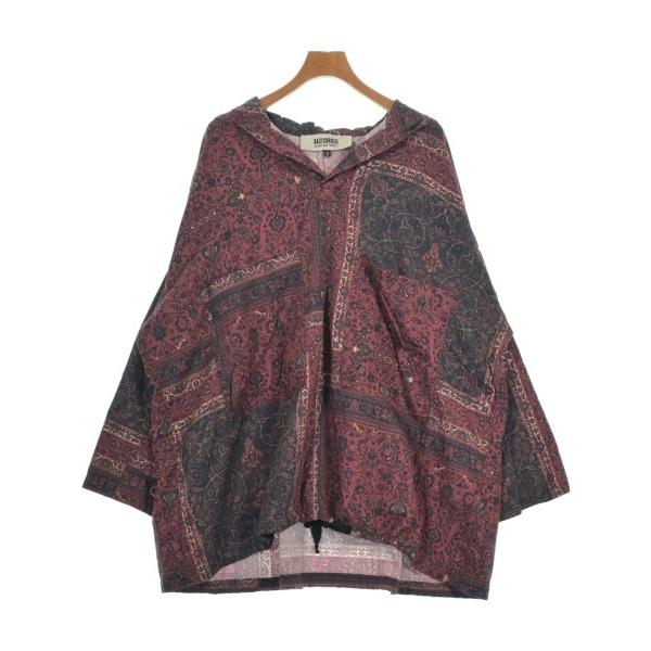 【ブランド】BASISBROEK (バシスブローク)【タイプ】メンズ【商品番号】2200653357294r20260224【コンディション】ランク：A   【カラー】茶xカーキx黒等(総柄)【サイズ】2(M位)【実寸(cm)】身幅:81c...