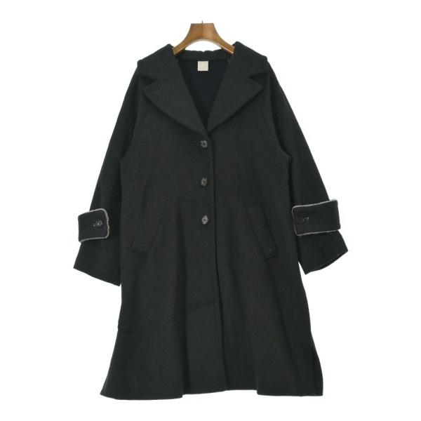 【ブランド】BASCO (バスコ)【タイプ】レディース【商品番号】2200654568019r20260209【コンディション】ランク：B   【カラー】チャコールグレー【サイズ】2(M位)【実寸(cm)】身幅:51cm,裄丈:81cm,着...