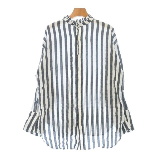 【ブランド】Spick and Span (スピックアンドスパン)【タイプ】レディース【商品番号】2200632639038r20251222【コンディション】ランク：A   【カラー】白xチャコールグレー(ストライプ)【サイズ】F【実寸(...