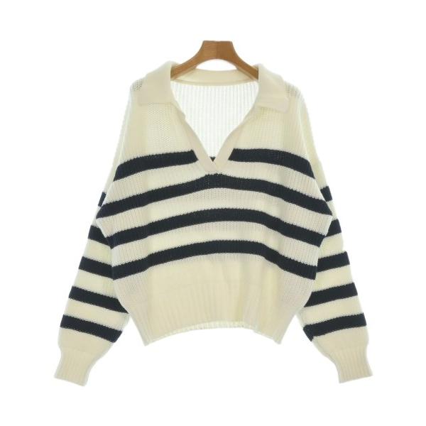 【ブランド】Spick and Span (スピックアンドスパン)【タイプ】レディース【商品番号】2200652846072r20260219【コンディション】ランク：B   詳細：裾裏部分毛羽立ちあり【カラー】白x黒(ボーダー)【サイズ】...