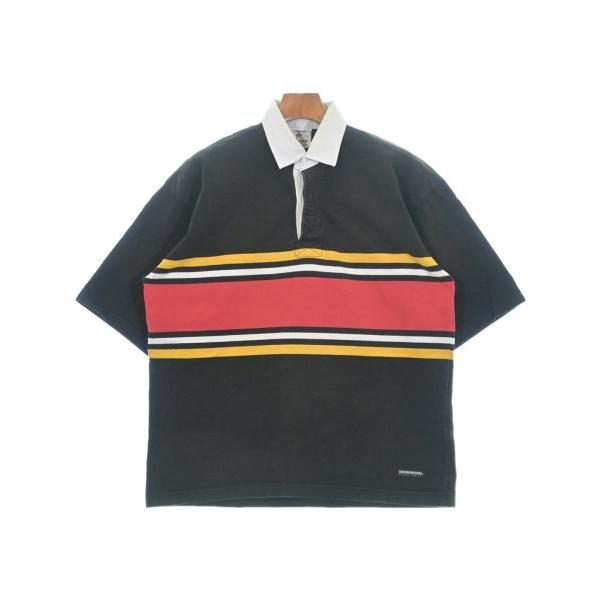 【ブランド】BARBARIAN (バーバリアン)【タイプ】メンズ【商品番号】2200645477078r20260220【コンディション】ランク：B   【カラー】黒x赤x黄等(ボーダー)【サイズ】XL【実寸(cm)】身幅:59cm,肩幅:...
