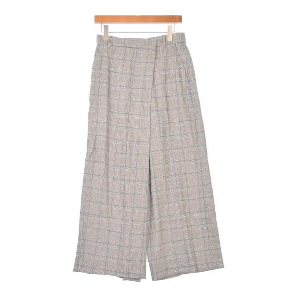 【ブランド】自由区 (ジユウク)【タイプ】レディース【商品番号】2200589941130r20251013【コンディション】ランク：B   【カラー】グレー(グレンチェック)【サイズ】38(M位)【実寸(cm)】ウエスト:72cm,裾周り...