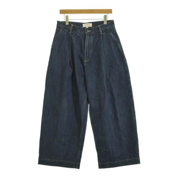 【ブランド】STUDIO NICHOLSON (スタジオニコルソン)【タイプ】メンズ【商品番号】2200663401079r20260406【コンディション】ランク：B   詳細：全体スレあり【カラー】インディゴ(デニム)【サイズ】M【実寸...
