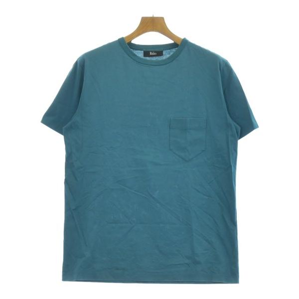 【ブランド】THE RERACS (ザリラクス)【タイプ】メンズ【商品番号】2200628263056r20251125【コンディション】ランク：B   詳細：首元汚れあり【カラー】青【サイズ】48(L位)【実寸(cm)】身幅:52cm,肩...