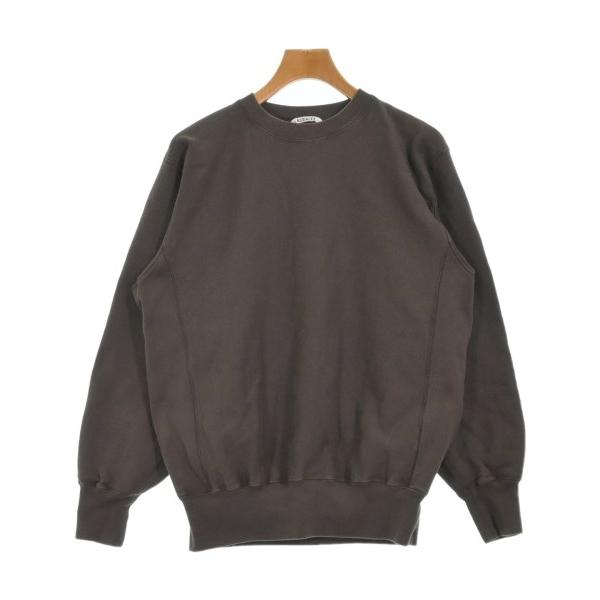 【ブランド】AURALEE (オーラリー)【タイプ】メンズ【商品番号】2200679080091r20260428【コンディション】ランク：C   詳細：全体スレあり【カラー】茶【サイズ】4(M位)【実寸(cm)】身幅:54cm,肩幅:46...