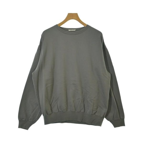 【ブランド】AURALEE (オーラリー)【タイプ】メンズ【商品番号】2200621946116r20260205【コンディション】ランク：B   【カラー】グレー【サイズ】4(M位)【実寸(cm)】身幅:56cm,裄丈:88cm,着丈:6...