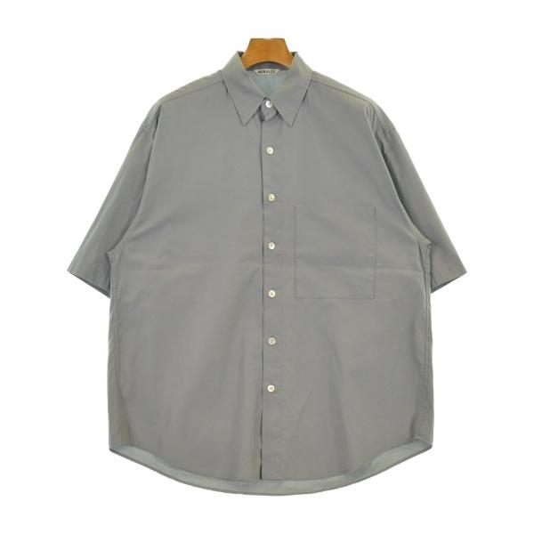 【ブランド】AURALEE (オーラリー)【タイプ】メンズ【商品番号】2200646378107r20260208【コンディション】ランク：C   詳細：変色あり【カラー】グレー【サイズ】4(M位)【実寸(cm)】身幅:62cm,肩幅:54...