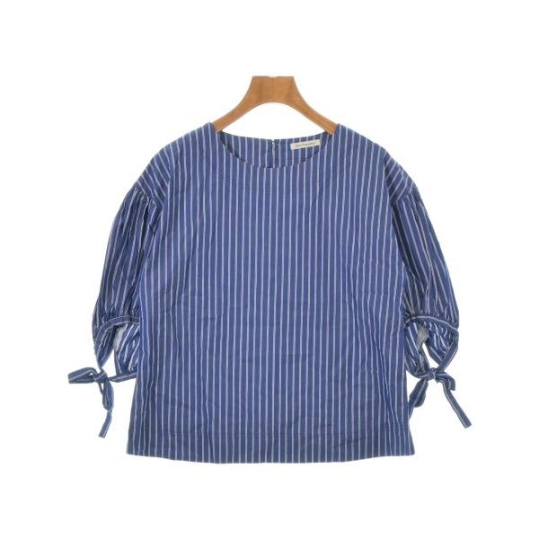 【ブランド】SAN FRANCISCO (サンフランシスコ)【タイプ】レディース【商品番号】2200649240265r20260209【コンディション】ランク：A   【カラー】青x白(ストライプ)【サイズ】F【実寸(cm)】身幅:44c...