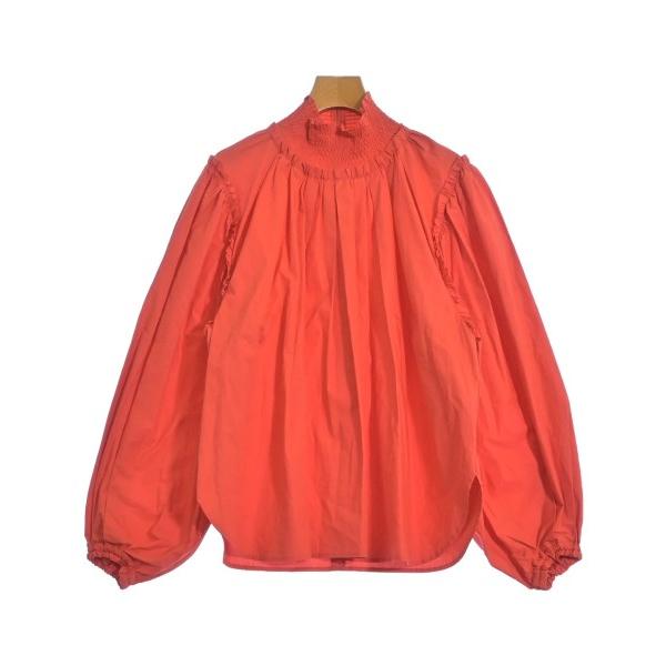 【ブランド】Chika Kisada (チカキサダ)【タイプ】レディース【商品番号】2200623024096r20251120【コンディション】ランク：B   詳細：首まわり汚れあり【カラー】赤【サイズ】1(S位)【実寸(cm)】身幅:5...