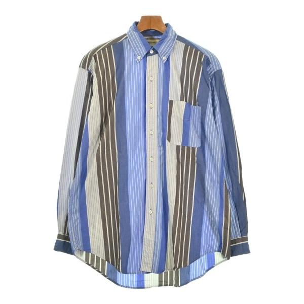 【ブランド】FREEMANS SPORTING CLUB (フリーマンズスポーティングクラブ)【タイプ】メンズ【商品番号】2200683257069r20260516【コンディション】ランク：A   【カラー】青x茶x白(ストライプ)【サイ...