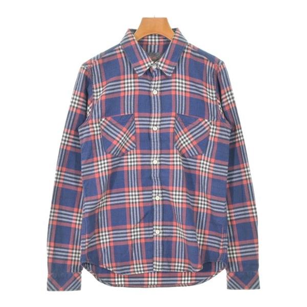 【ブランド】R.H.Vintage (ロンハーマンヴィンテージ)【タイプ】レディース【商品番号】2200658381065r20260308【コンディション】ランク：B   【カラー】青x赤x白(チェック)【サイズ】S【実寸(cm)】身幅:...