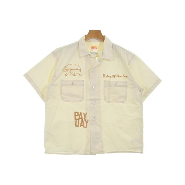 【ブランド】PAYDAY (ペイデイ)【タイプ】メンズ【商品番号】2200678733202r20260429【コンディション】ランク：B   【カラー】アイボリー【サイズ】36(M位)【実寸(cm)】身幅:55cm,肩幅:45cm,袖丈:...
