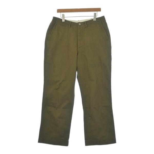 【ブランド】PHIGVEL (フィグベル)【タイプ】メンズ【商品番号】2200599562240r20250915【コンディション】ランク：B   詳細：ウエスト内側汚れあり【カラー】カーキ【サイズ】3(L位)【実寸(cm)】ウエスト:84...