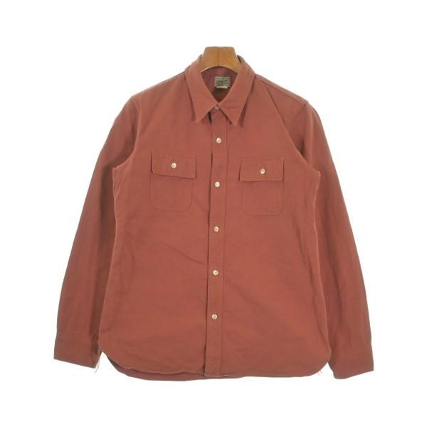 【ブランド】PHIGVEL (フィグベル)【タイプ】メンズ【商品番号】2200659001023r20260225【コンディション】ランク：B   【カラー】オレンジ【サイズ】15(S位)【実寸(cm)】身幅:48.5cm,肩幅:40cm,...